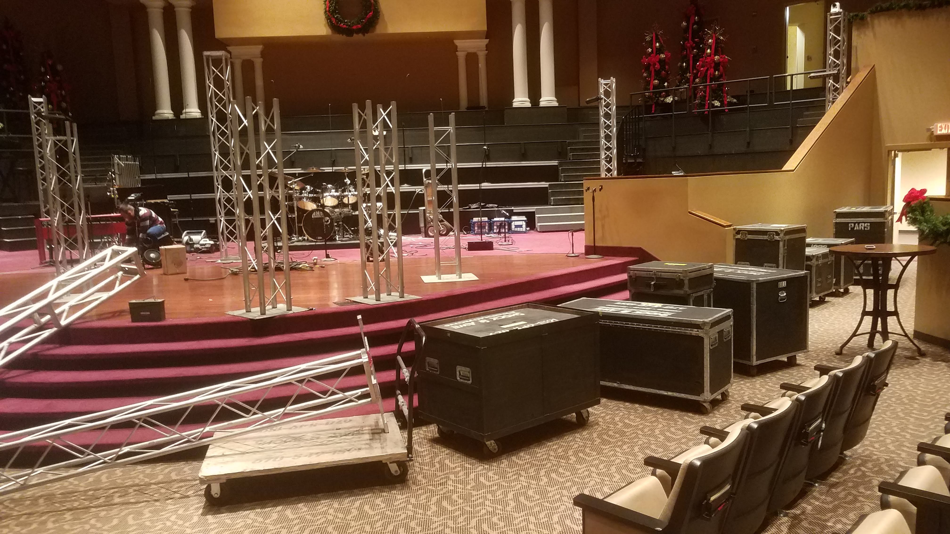 before stage lighting | Shock & Awe Productions