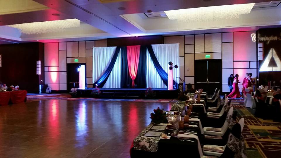 formal event gobo and lighting | Shock & Awe Productions